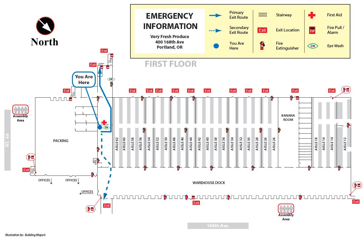 Building Map Samples | Customized Maps For Emergencies