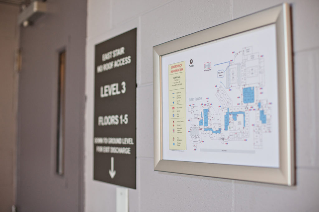 Evacuation Map Frames and Signage - Building Maps