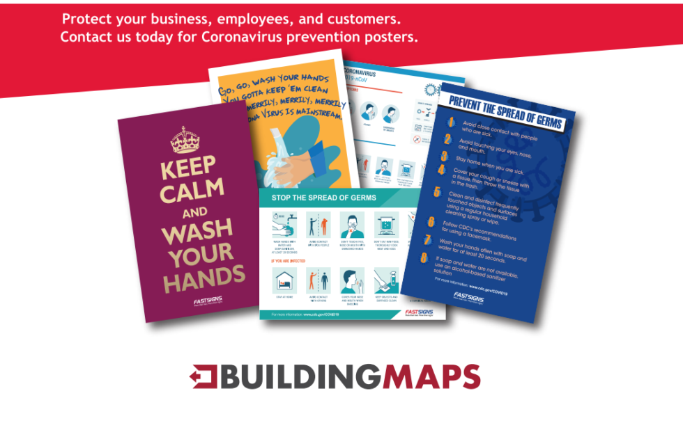 COVID-19 Signage Now Available! - Building Maps