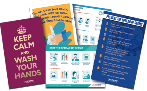 COVID-19 Information & Health Signage - Building Maps