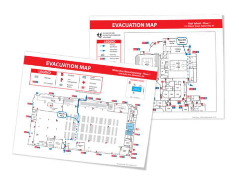 Fire Evacuation Maps | Fire Safety | Building Maps